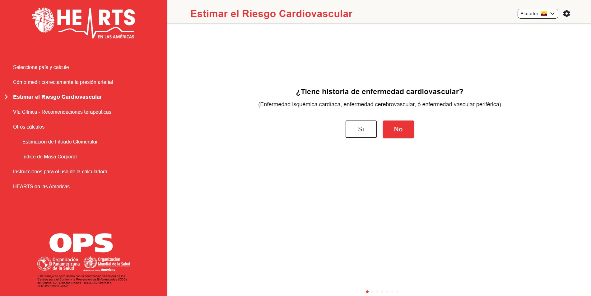 OPS: Calculadora de Riesgo Cardiovascular Global - CIEM Ecuador